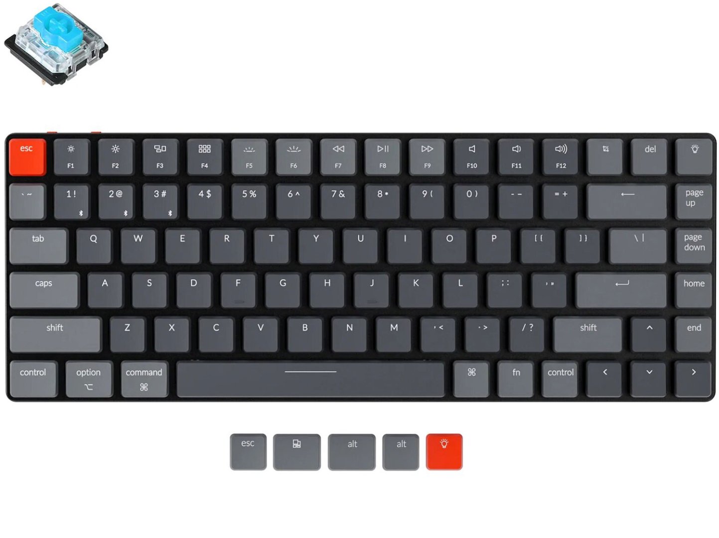 Купить игровую клавиатуру Keychron K3 RGB (Blue Switch) RU в Минске, цена