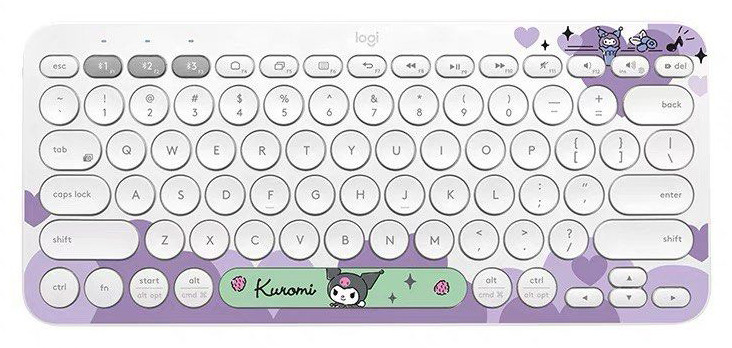 Купить офисную клавиатуру Logitech K380 Kuromi в Москве, цена