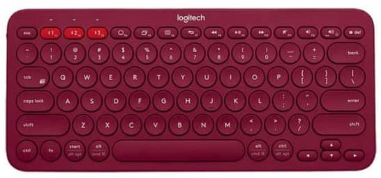 Купить офисную клавиатуру Logitech K380 Multi-Device (красный) в Минске ...