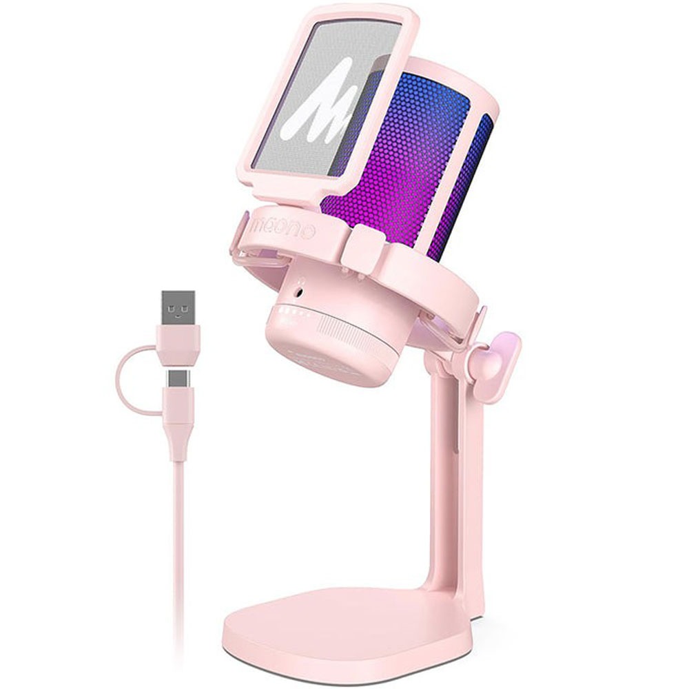 Купить микрофон Maono DM20 (розовый) в Минске, цена