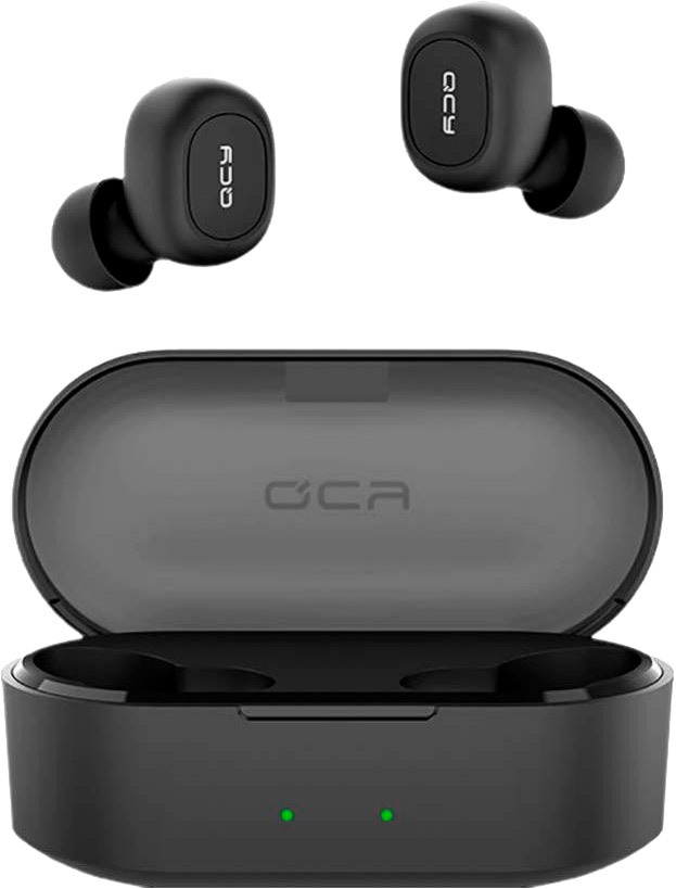 Купить беспроводные наушники QCY T2S (черный) в Минске - Каталог