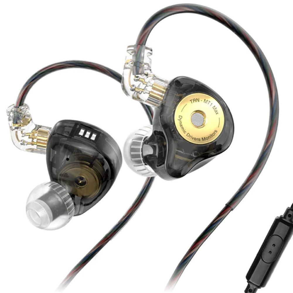 Купить наушники TRN MT1 MAX с микрофоном (черный) в Минске, цена