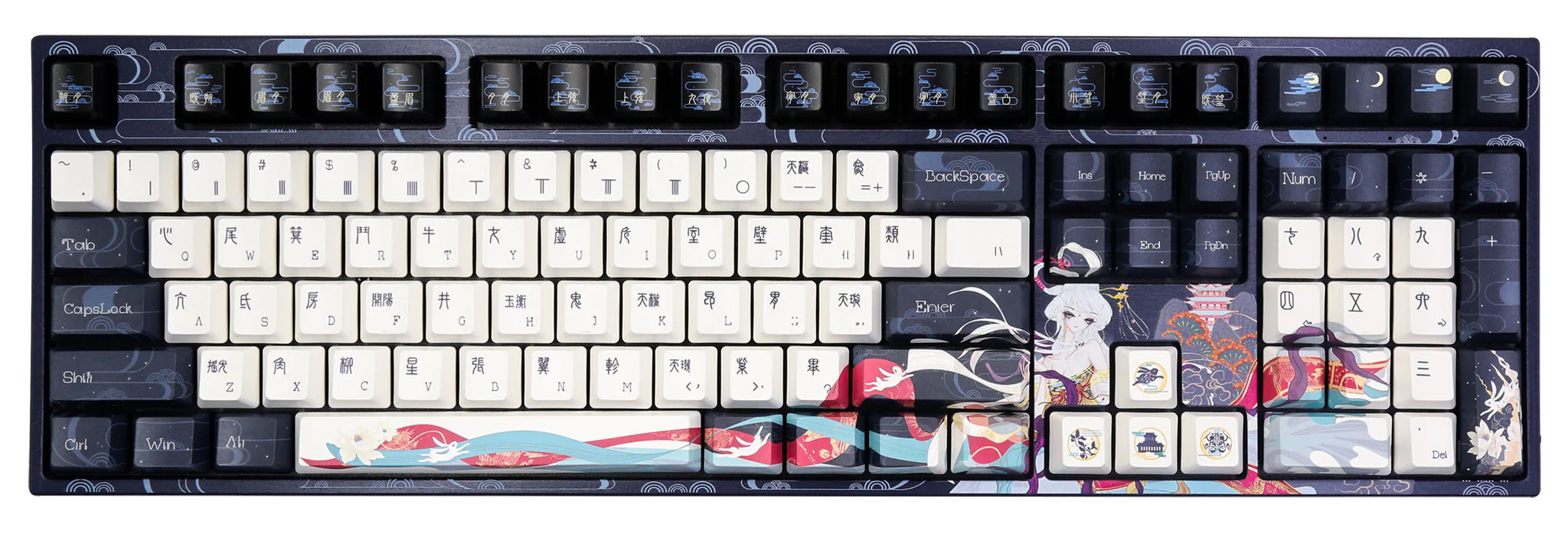 Купить игровую клавиатуру Varmilo VPM108 White Chang'e Varmilo EC V2 ...