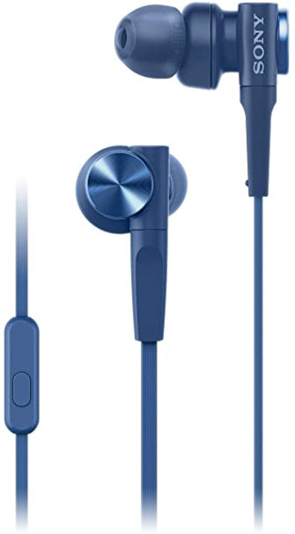 Купить наушники Sony MDR-XB55AP (синий) в Минске, цена