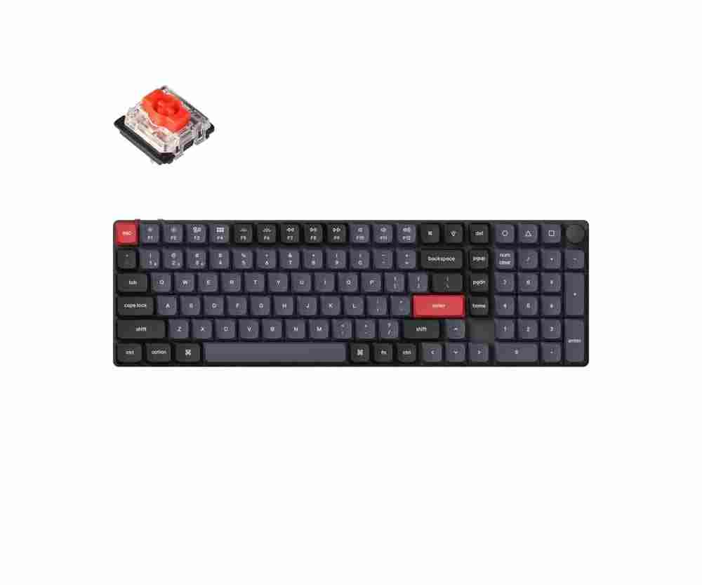 Купить игровую клавиатуру Keychron K17 Pro Knob Hot-Swap Gateron low ...