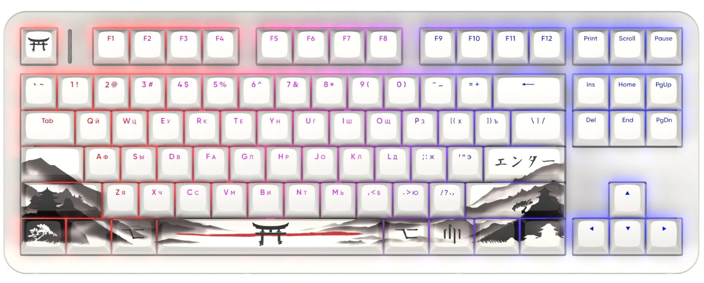 Купить игровую клавиатуру Red Square Alumix TKL Satori [g3ms Jade] (RSQ ...
